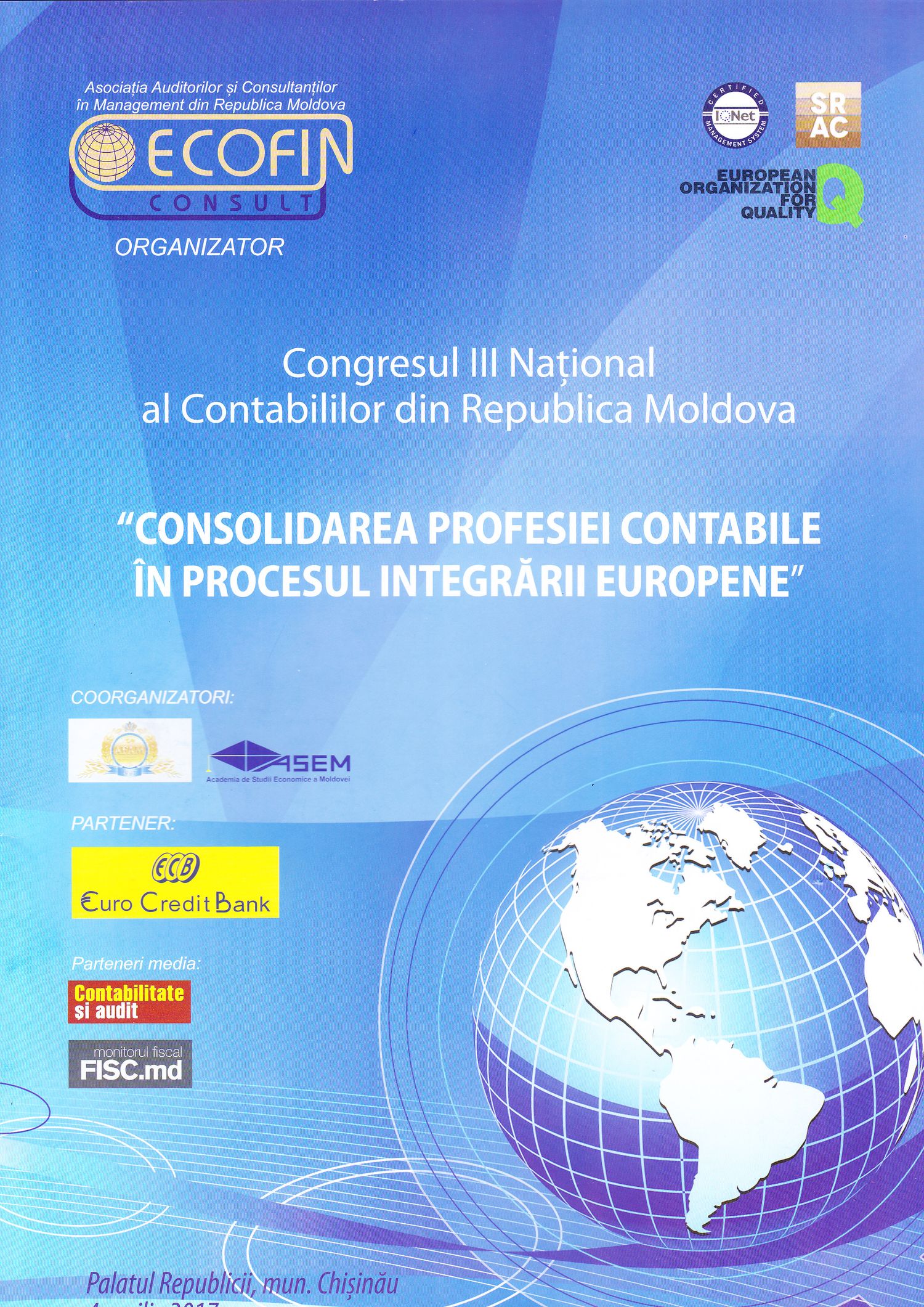 (Română) La Chișinău s-a desfășurat cel de-al treilea Congres al Contabililor din Republica ...